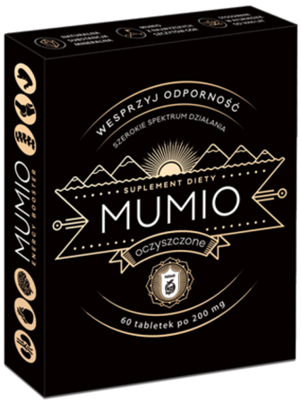 Mumio oczyszczone Shilajit 200mg (60 tab) Witamina i Zioło